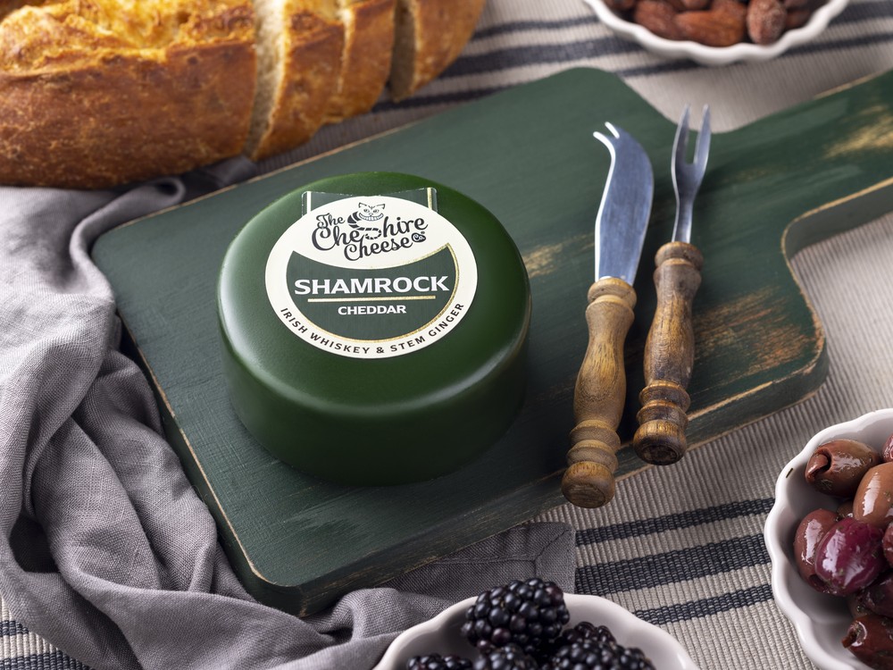 What is Shamrock - Irish Whiskey & Stem Ginger Cheddar Cheese?